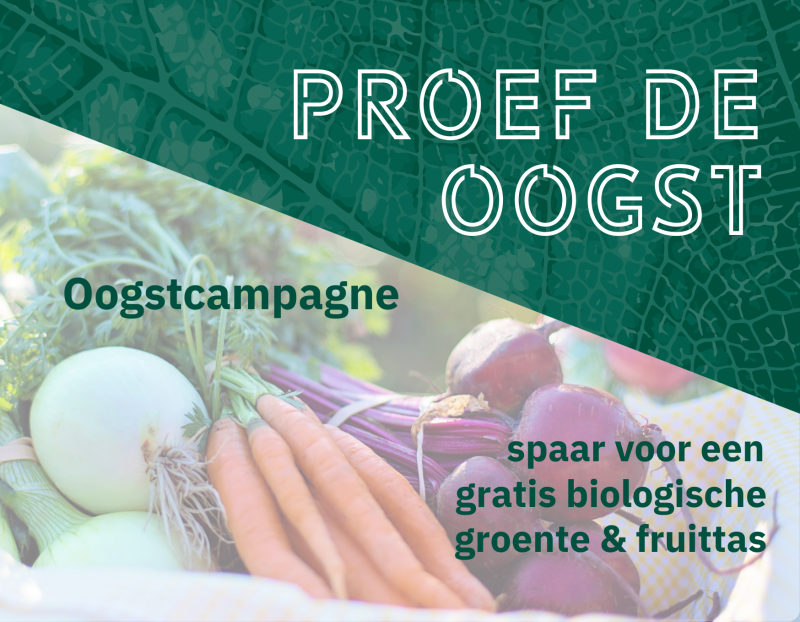 Spaar voor een gratis groente & fruittas van het seizoen - Biowinkel Gouda